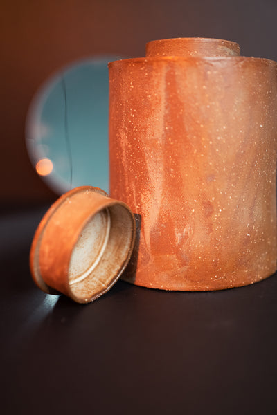 Slab Build Lidded Jar – Queenie.X.ceramics